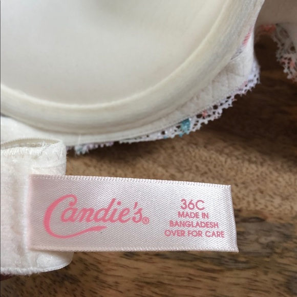 Candie's | Intimates & Sleepwear | Candies Soft Floral Print Pushup ...